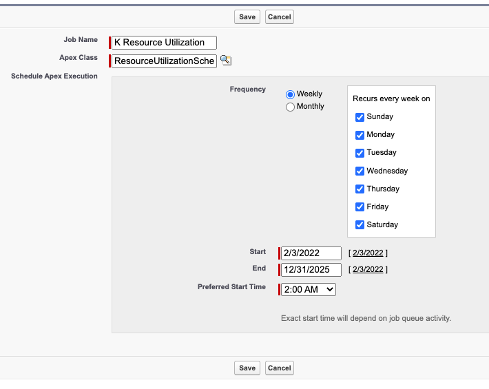 How to Schedule Resource Utilization